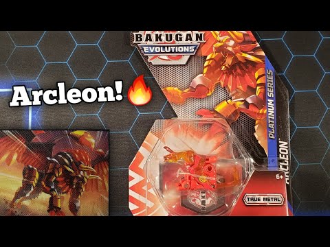 Bakugan Geogan Platinum Pyrus Arcleon Opening!! (Evolutions)