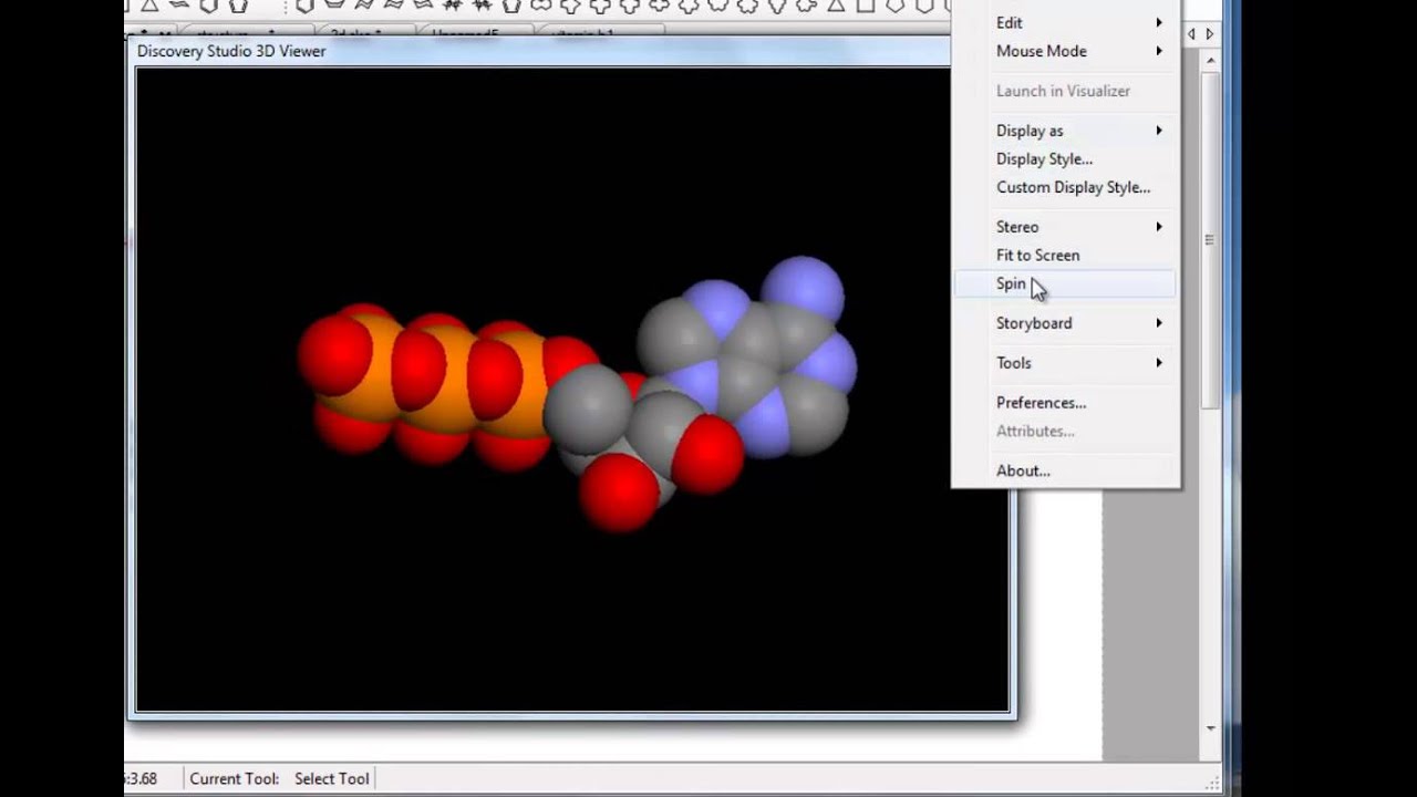 Accelrys Draw tools 1