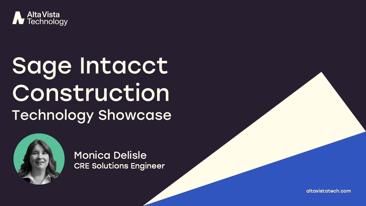 Sage Intacct Construction Demo 2025