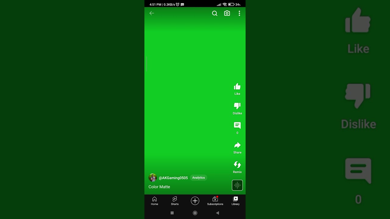 Youtube Shorts Overlay Green Screen