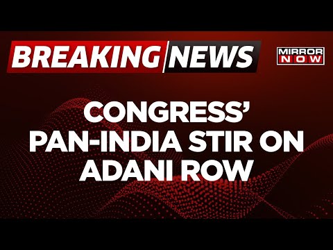 Breaking News | Congress Holds Pan-India Protests Against Adani-Hinderburg Research Row