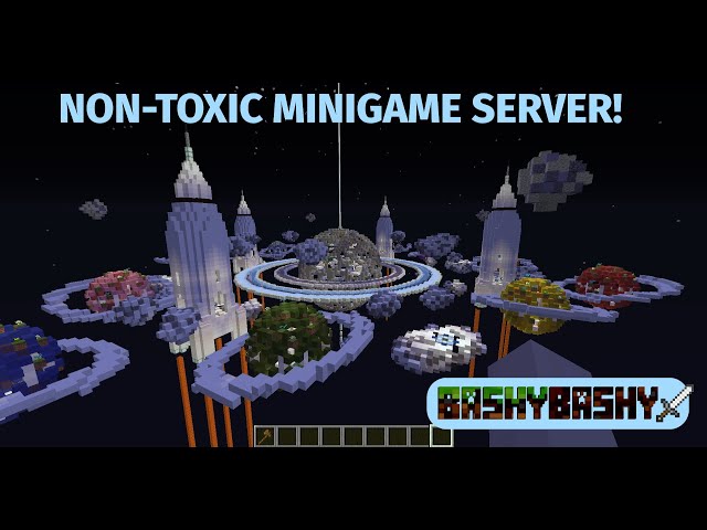 BashyBashy 1.8 with Unique fun minigames! Minecraft Server