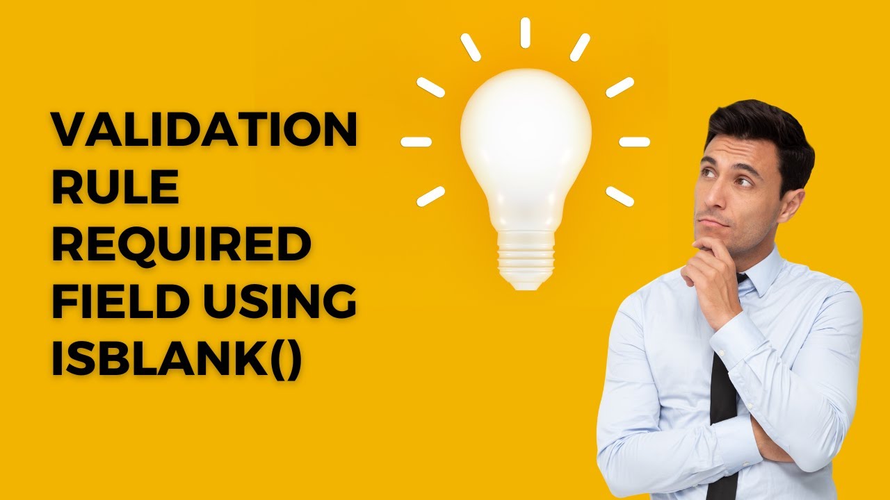 Validation Rule for Required Field on Account Object - Account Number