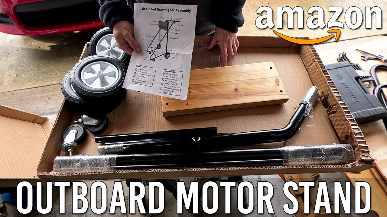 Cheap Amazon Outboard Motor Stand | Assembly & Review