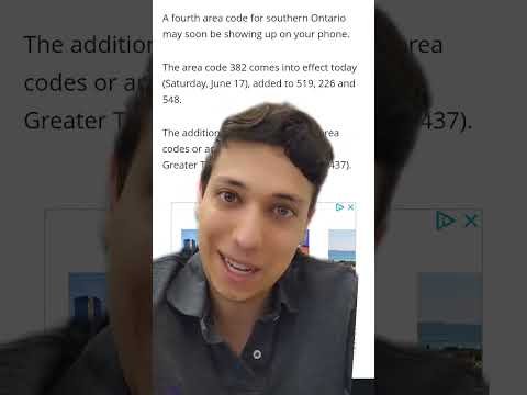 Ontario is getting a new Area Code #ontario #frankdomenic🍁