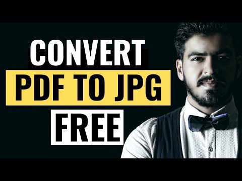 How to Convert PDF TO JPG - Free