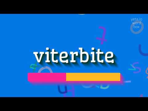 VITERBITE - HOW TO PRONOUNCE VITERBITE? #viterbite