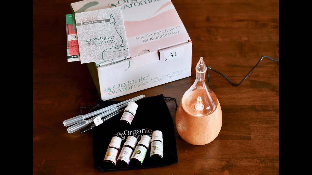 Organic Aromas Raindrop Nebulizing Diffuser Review