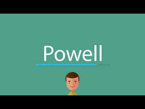 Powell pronunciation