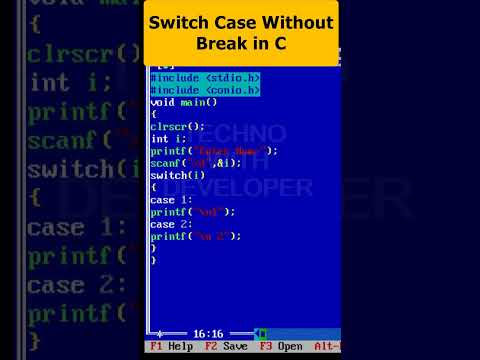 Switch statement Without Break in c programming Part 136 | C Programming #youtubeshorts #ytshorts