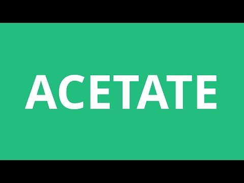 How To Pronounce Acetate - Pronunciation Academy