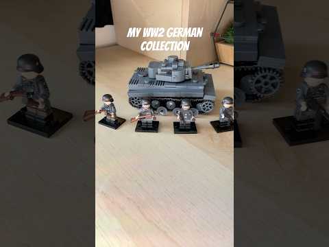My Lego ww2 German soldiers collection #lego #legoww2 #legocollection #legowar #ww2 #legostopmotion
