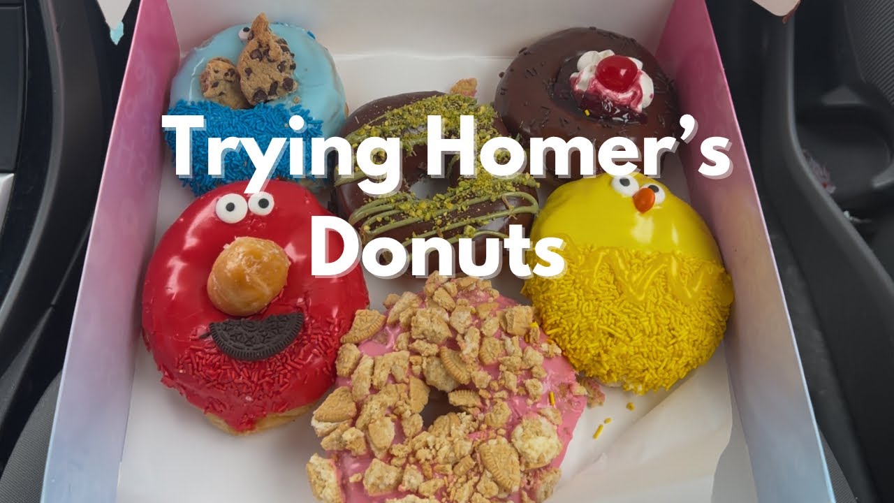 Vlog| trying Homer’s donuts