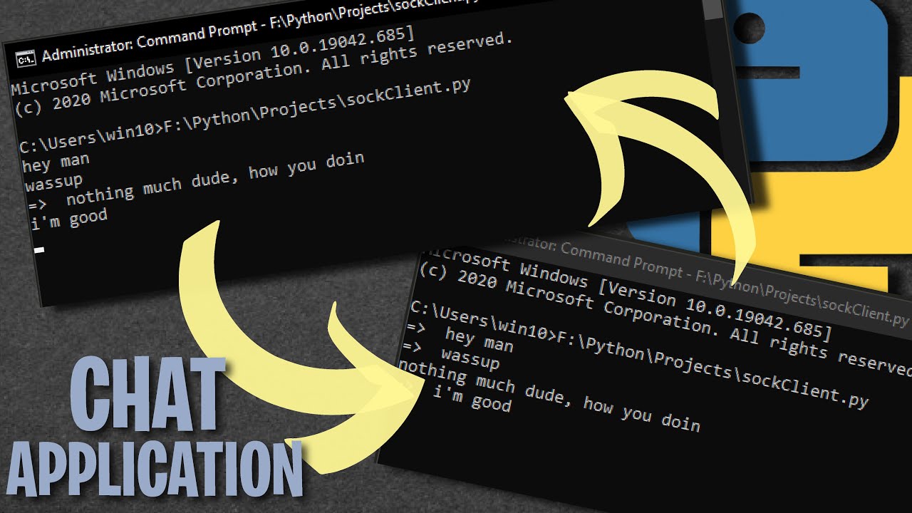 Building a basic chat application in Python (Sockets and Threads)
