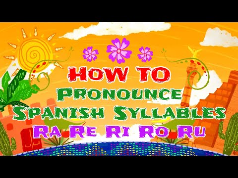 How To Pronounce Spanish Syllables | R | Strong Foundation Spanish Lessons