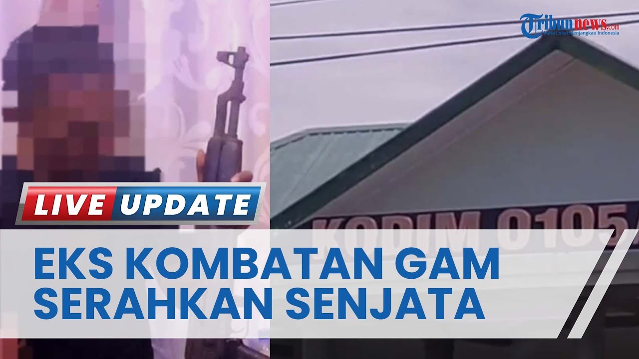 Eks Kombatan GAM Serahkan Senjata Miliknya pada Dandim Aceh Barat ...