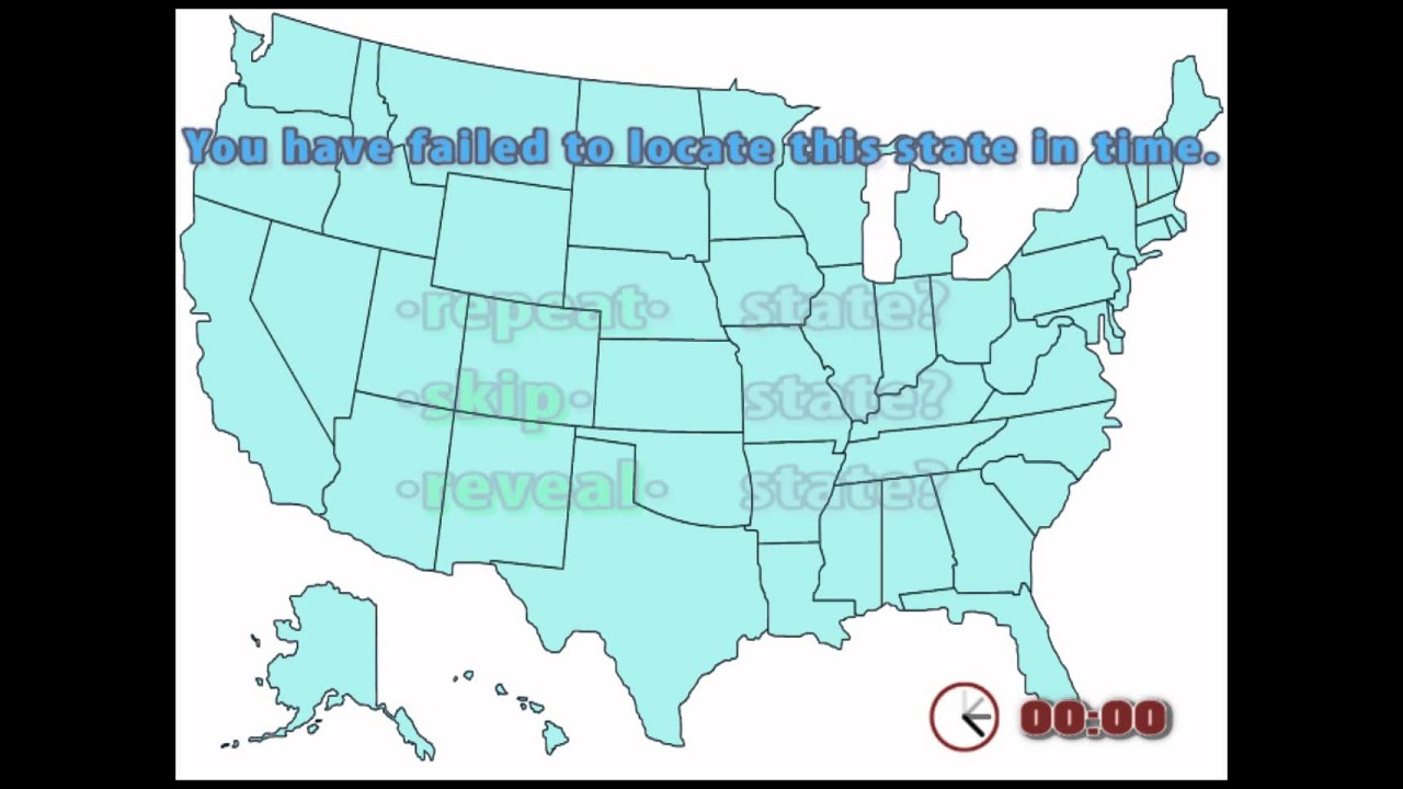 Interactive United States Map Quiz - Where is Iowa?