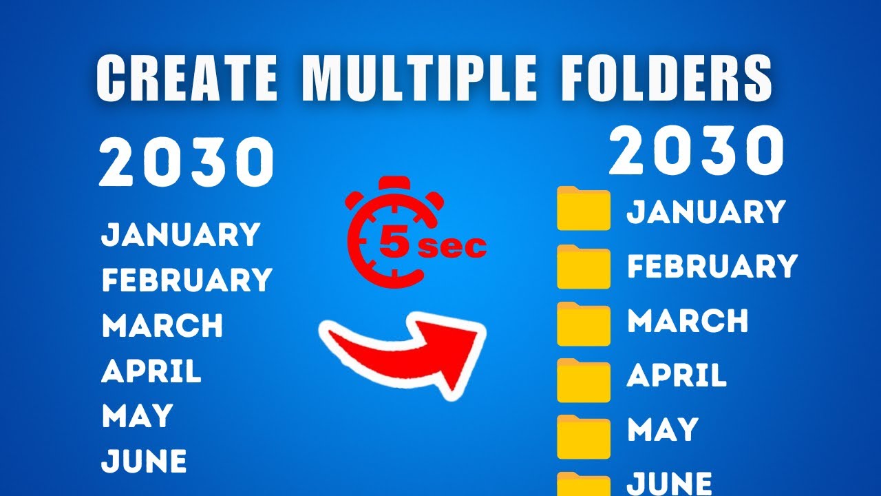 Cara Membuat Banyak Folder dan Subfolder Sekaligus di Windows 2026 - CMD + File Batch