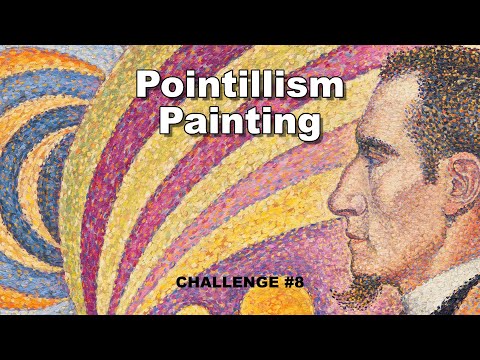 Pointillism Techniques Tutorial - Art Challenge #8 - Stippling