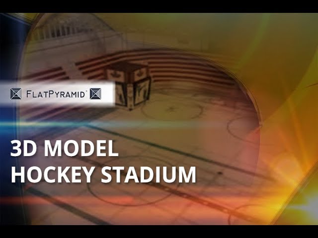 Hockey Stadium 3D Model - FlatPyramid