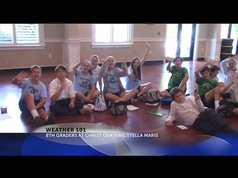 Rob Fowler visits the 8th graders at Christ our King/Stella Maris Catholic School