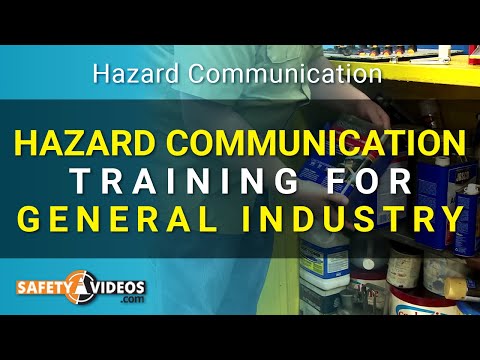 Hazard Communication Training for General Industry from SafetyVideos.com