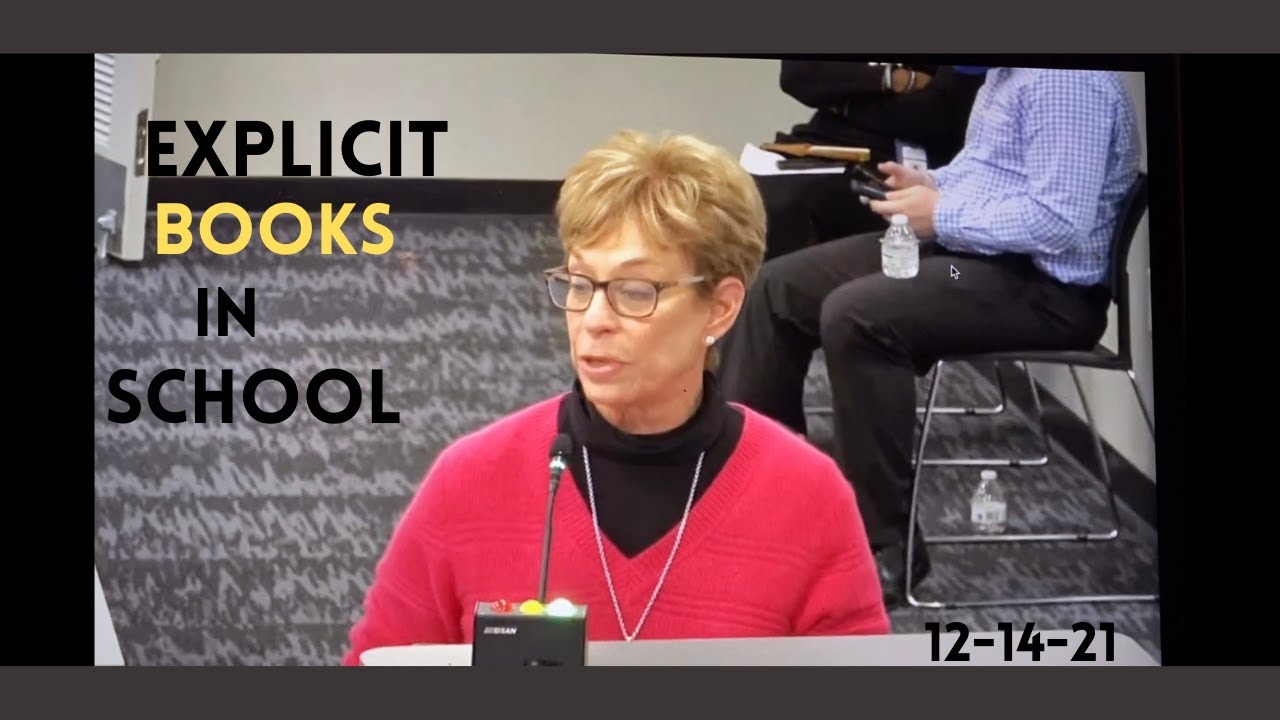 Explicit Book in School Guilford County Schools 12/14/2021 Board Meeting Speaker