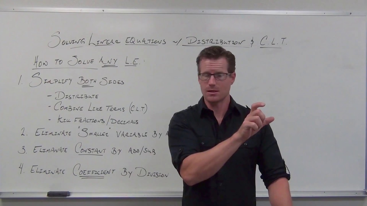 Solving Linear Equations (TTP Video 6)