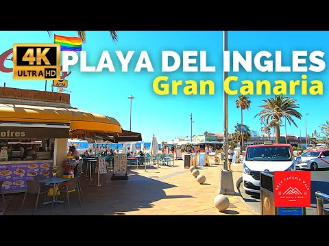 ⁴ᴷ³⁰ Gran Canaria Playa del Ingles May 16, 2022 🔥 Anexo 2 to Seaside Sandy Beach Hotel