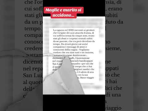 Moglie e marito si uccidono , due anni fa la figlia si era tolta la vita #news #cronaca #live
