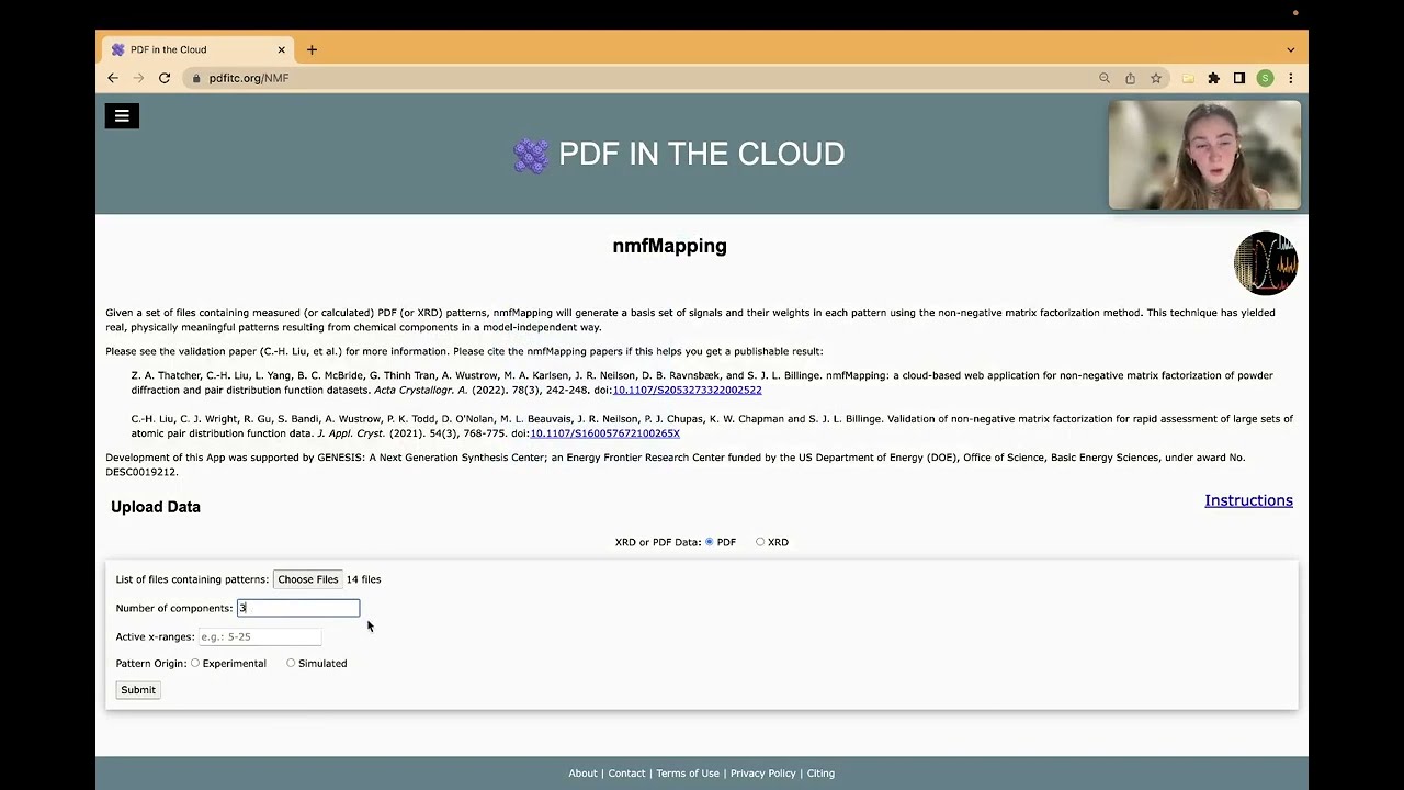 nmfMapping quickstart