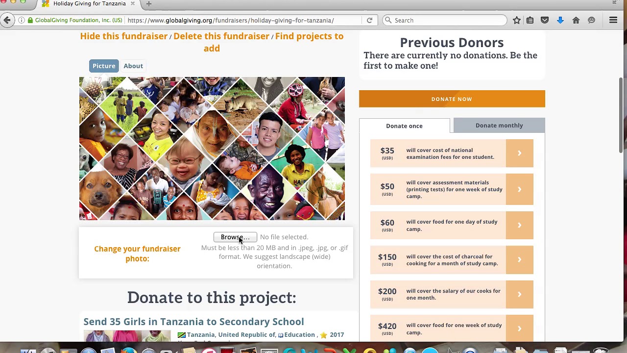 How to Create A Fundraiser to Support Girls Education International