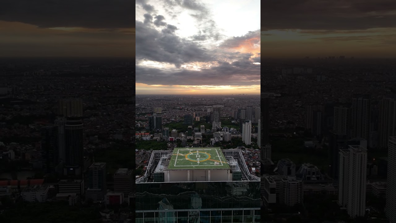 Jaw-Dropping Sunrise Over Central Jakarta – Cityscape Like Never Before #JakartaSunrise #Indonesia
