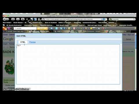 Embed Codes on Google Sites
