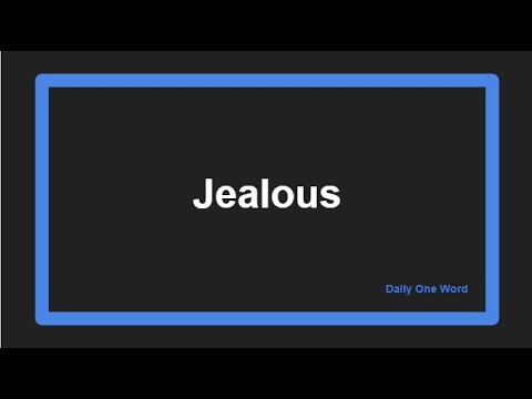 Meaning of Jealous