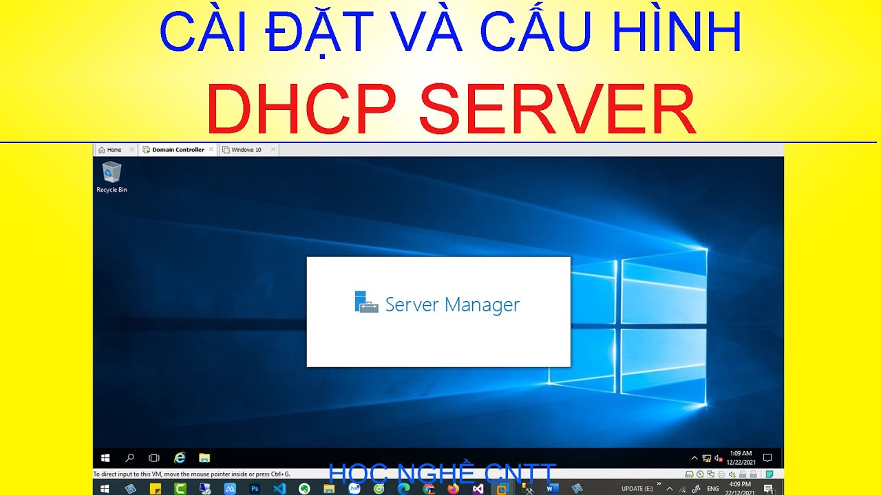 Cài đặt và cấu hình DHCP Server trên Window Server 2016 | Học nghề CNTT