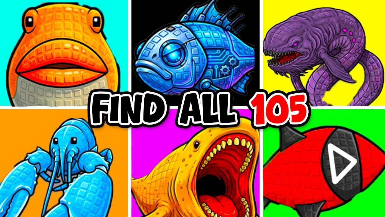 How To Get ALL 105 FISH In Roblox Find the Fish (105)!