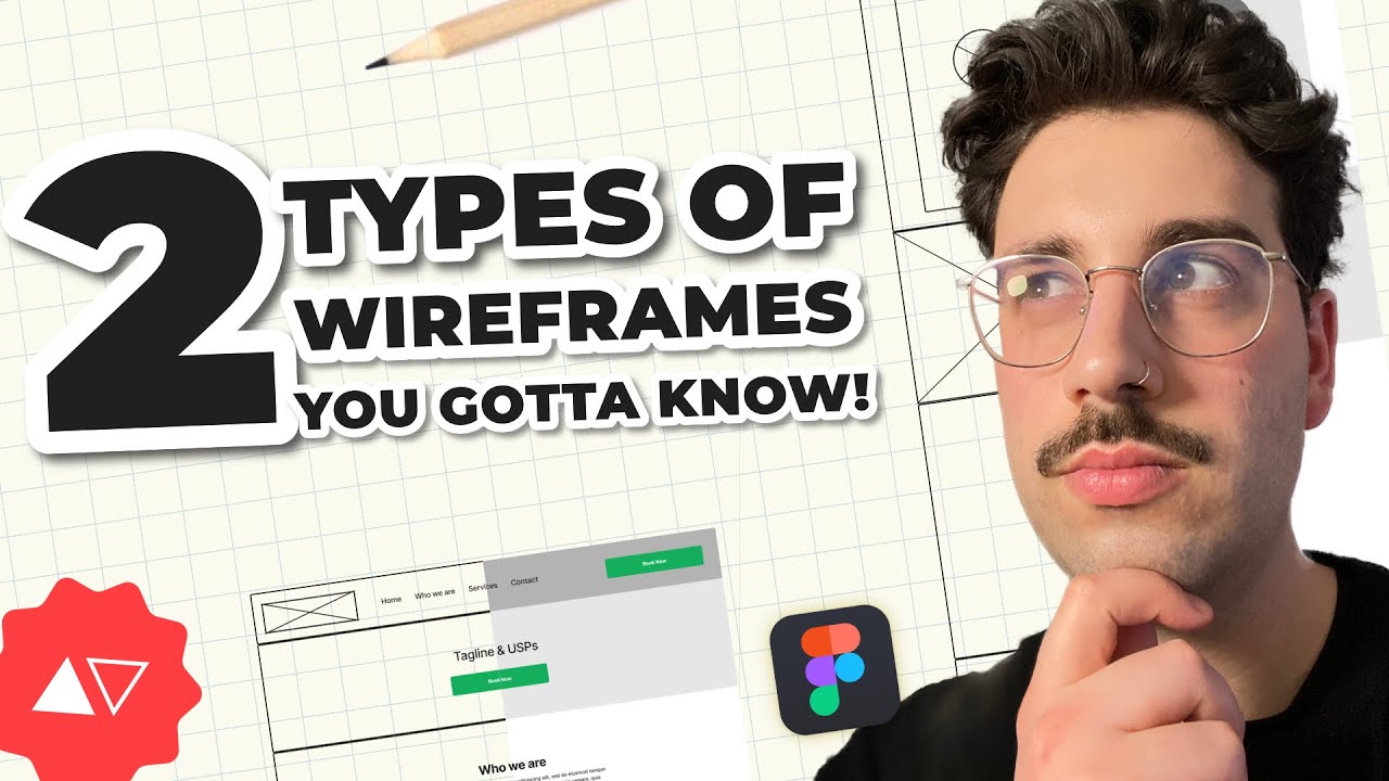 2 Types of Wireframes YOU Should Know About! UX Tips and Wireframe Basics