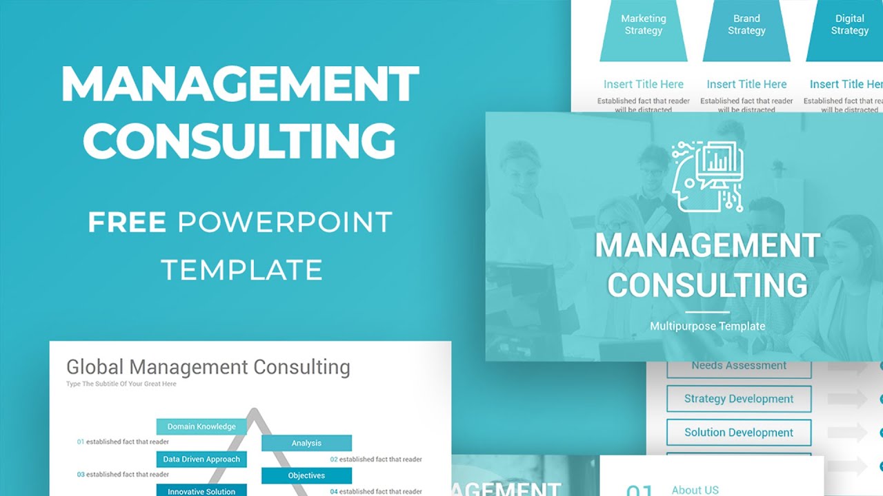 Management Consulting Free PowerPoint Template