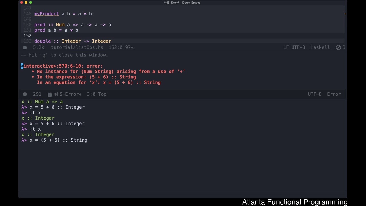 Haskell Study Group:  Currying, Polymorphism and Type Inference