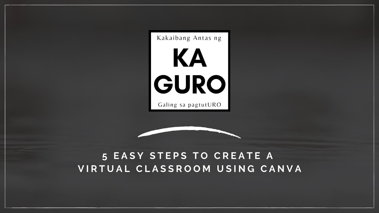 5 EASY STEPS TO CREATE A VIRTUAL CLASSROOM USING CANVA | KAGURO