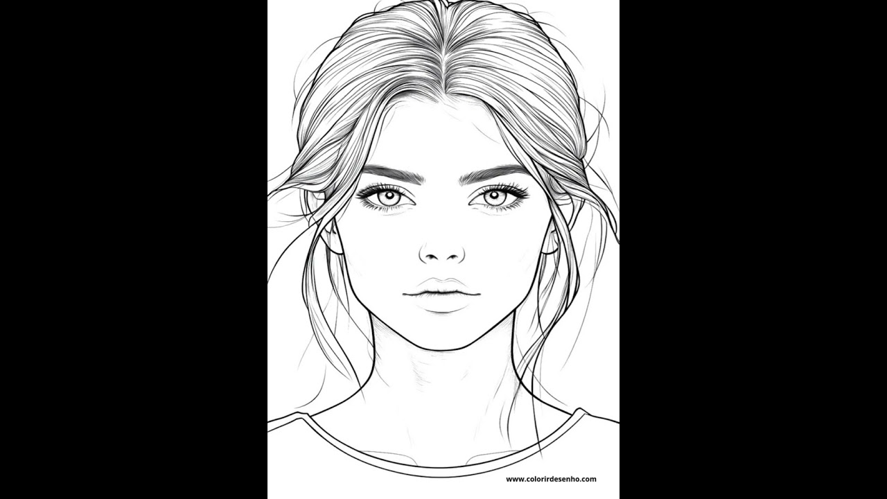 Free Printables Womans Face Coloring Pages 172