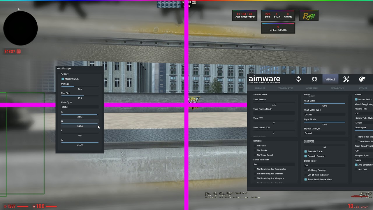 [Aimware] Recoil Scope Lua Script