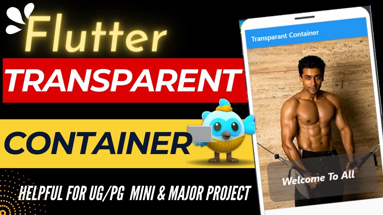 Flutter Transparent Container Widget