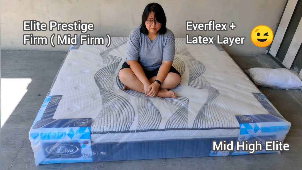 Elite Prestige test review Kasur Spring Bed Medium Firm fresh latex bahasa marketing unbox