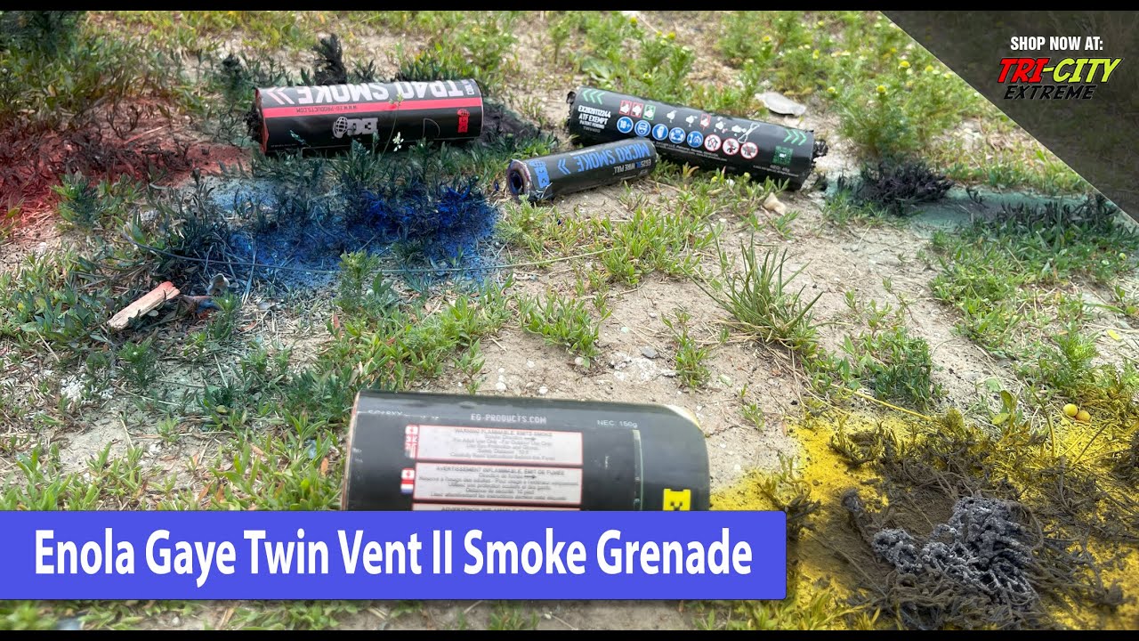 Enola Gaye Twin Vent II Smoke Grenade and Comparison