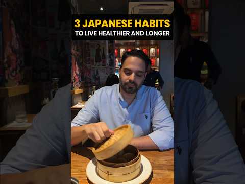 3 Japanese Habits to Live Healthier and Longer.#healthyliving #shorts
