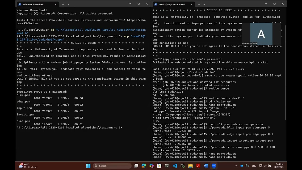 Homework 6 - Parallel Algorithms
