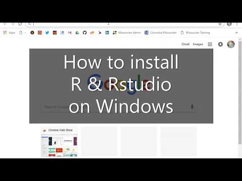 Install R and Rstudio on Windows
