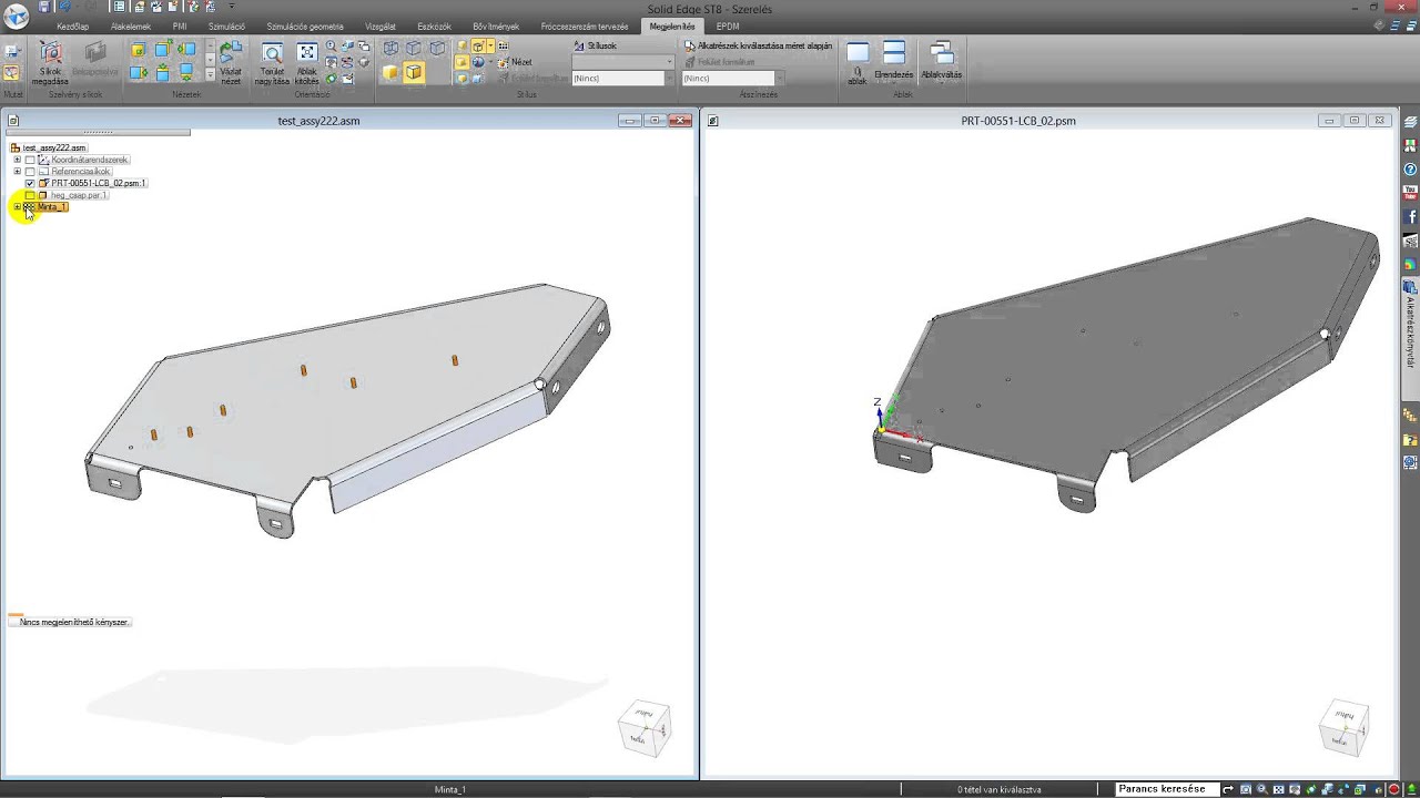 Solid Edge ST8 - Patterning in assembly
